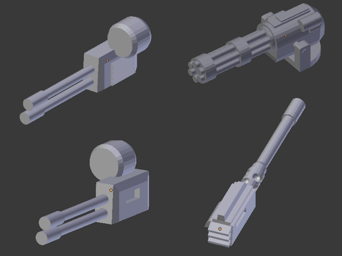 20MM Machine Gun Heavy Machine Gun Chain Gun | Etsy