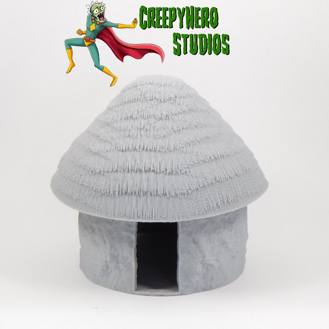 3D Resin Printed 28mm Scale Pulp Era Hut Set - Etsy