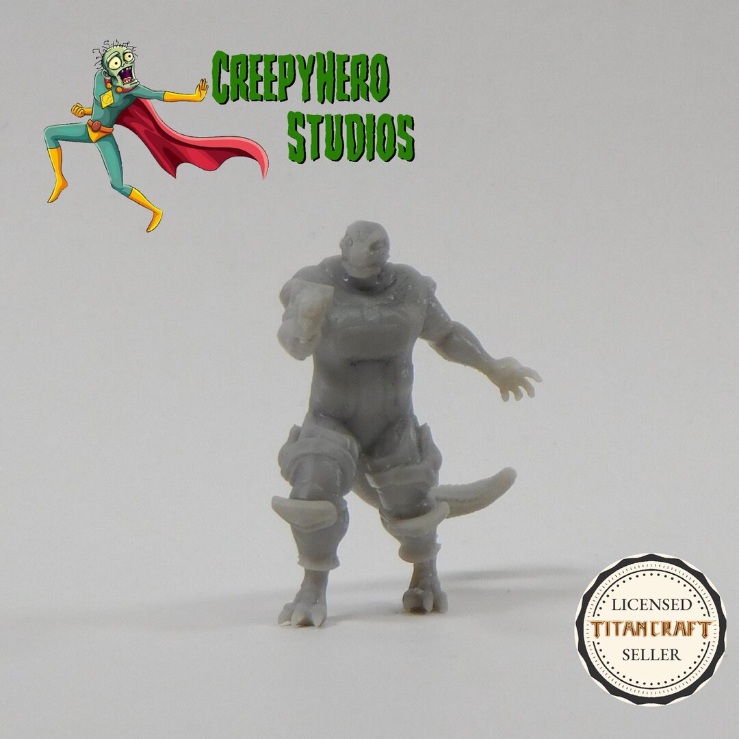 3D Resin Printed 28mm Science Fiction Hanger Tough Lizard Miniature - Etsy