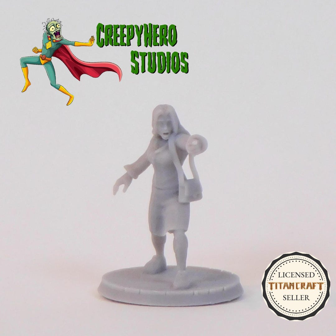 3D Resin Printed 28mm Scale Pointing Woman Civilian Miniature - Etsy
