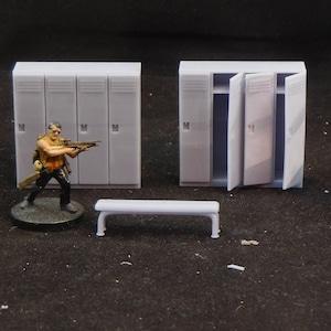 28mm Scale 3D Resin Printed Locker Set - Etsy