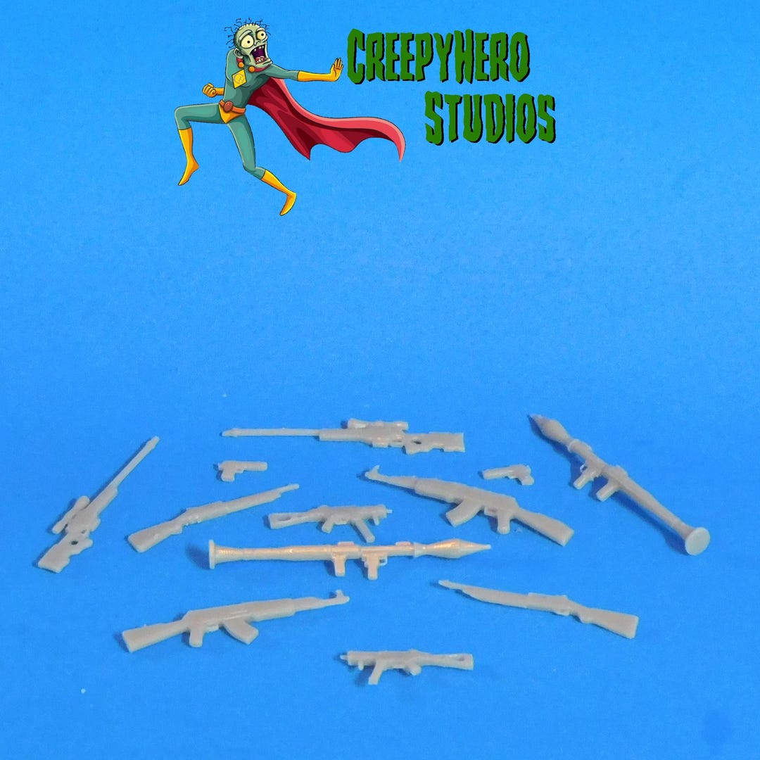 28mm Scale Modern Weapon Set - Etsy