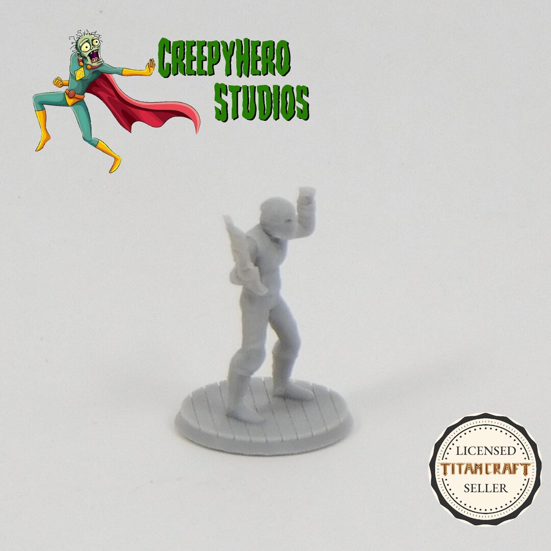 3D Resin Printed 28mm Scale Pulp Era Goon Leader Miniature - Etsy