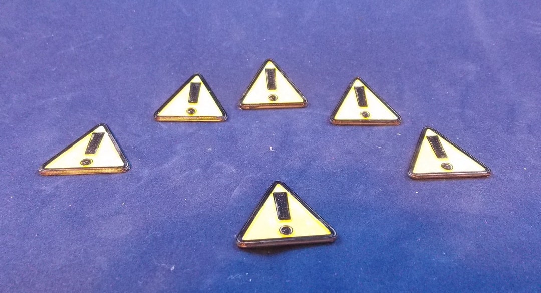 Hazard Tokens X36 - Etsy