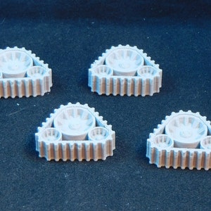 32mm Scale 3D Printed Triangle Tank Treads (not Scaled for Hotwheels ...