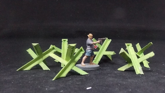 28MM Hedgehog Tank Trap Set - Etsy