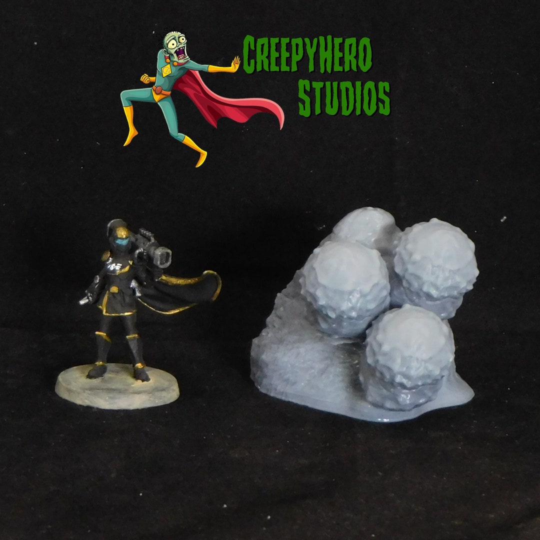 28mm Scale 3D Resin Printed Alien Egg Cluster - Etsy