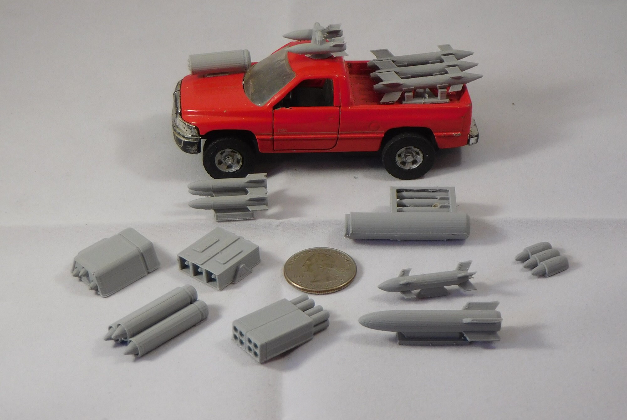 32mm Scale Rocket Launcher Weapon Set - Etsy