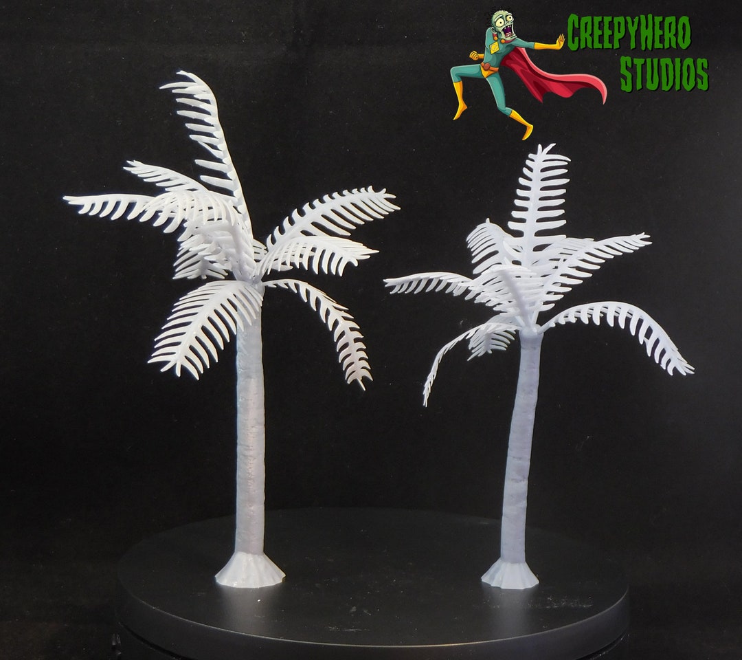 28mm Scale 3D Resin Printed Palm Tree Set - Etsy
