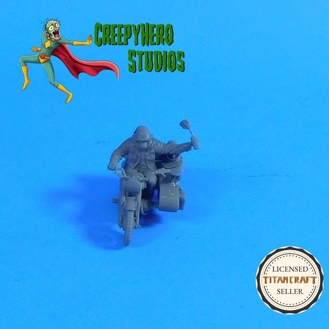 Gaslands 20mm Scale Motorcycle With Sidecar - Etsy