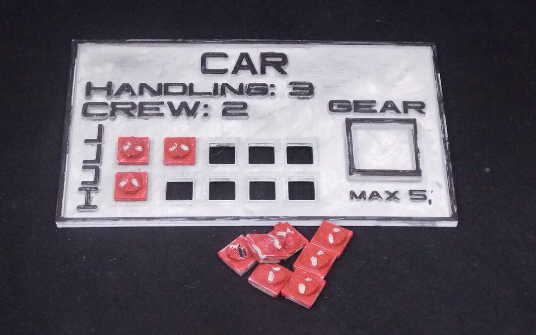 Car Info Card - Etsy