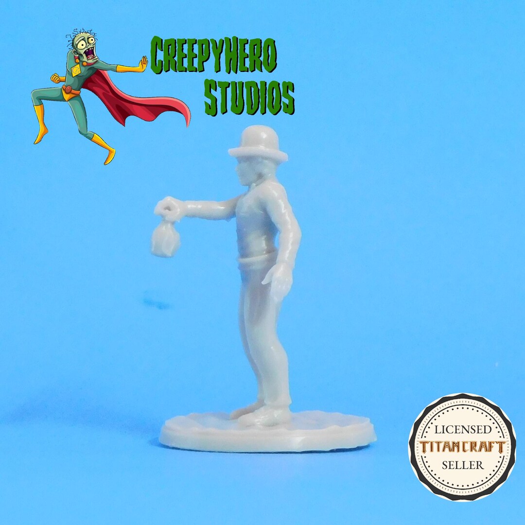 Wild West 28mm Scale 3D Resin Printed Robbery Victim Handing Over Money ...
