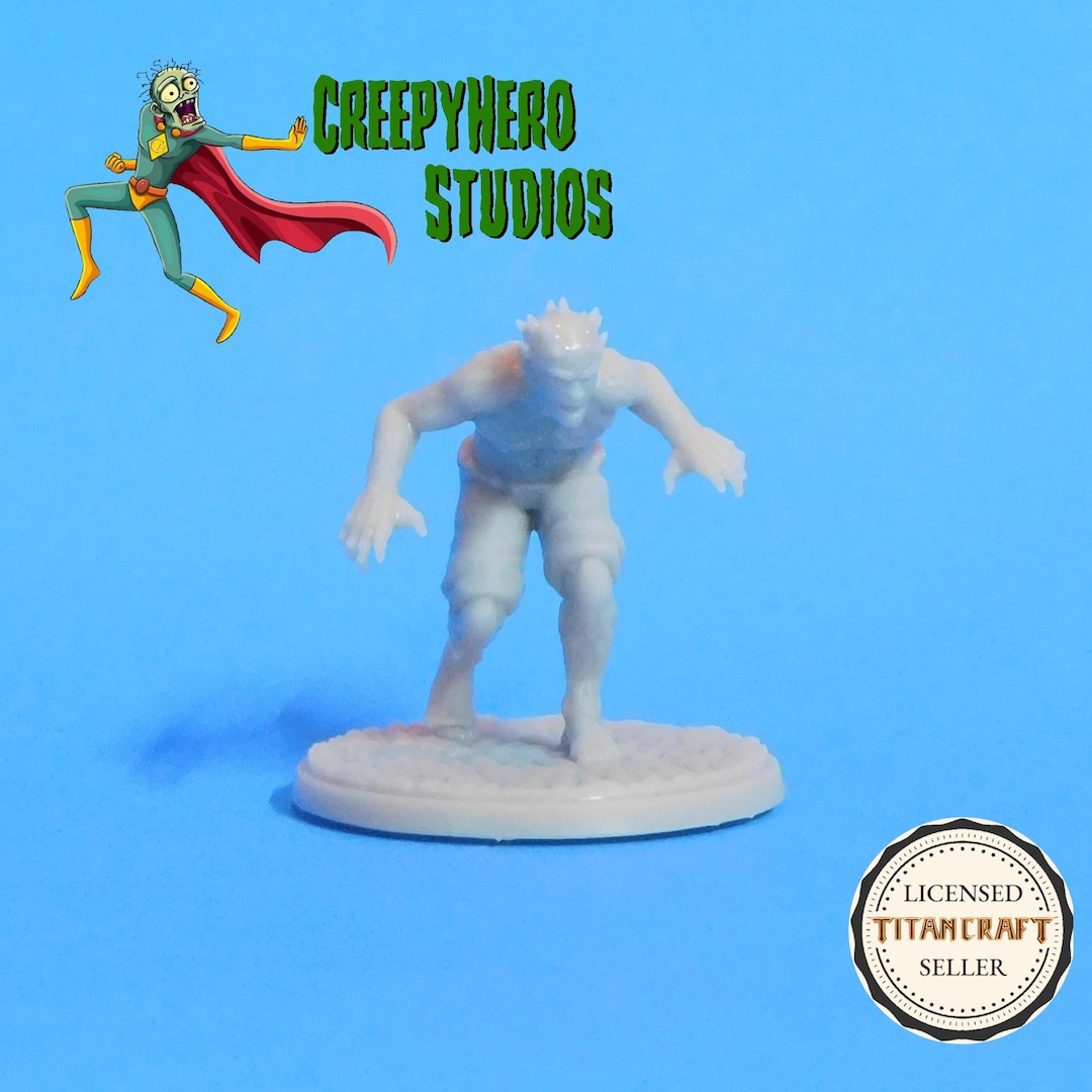 Modern 28mm Scale 3D Resin Printed Super Hero Feral Miniature - Etsy