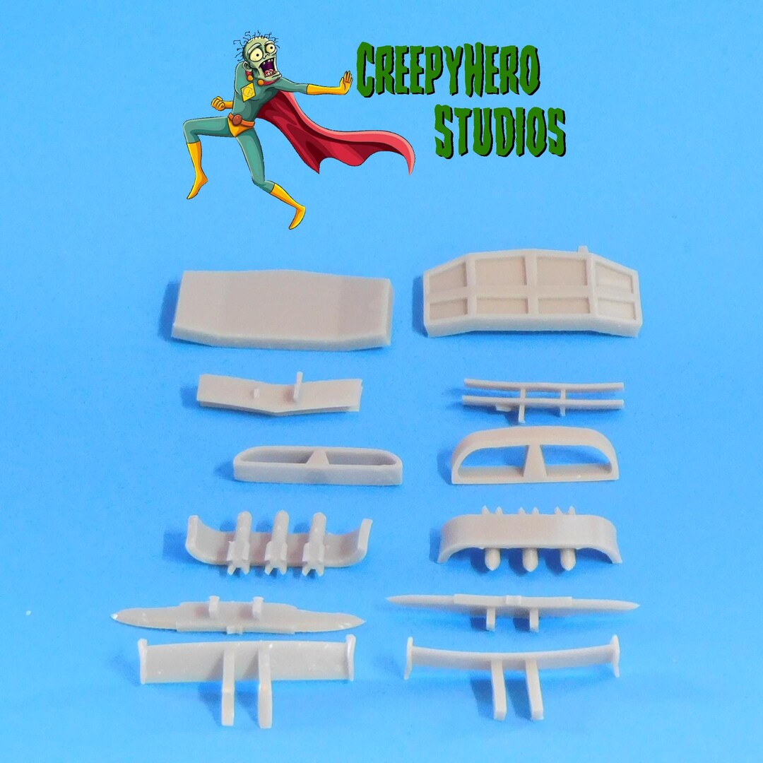 Gaslands 20mm Scale 3D Resin Printed Spoiler Set - Etsy