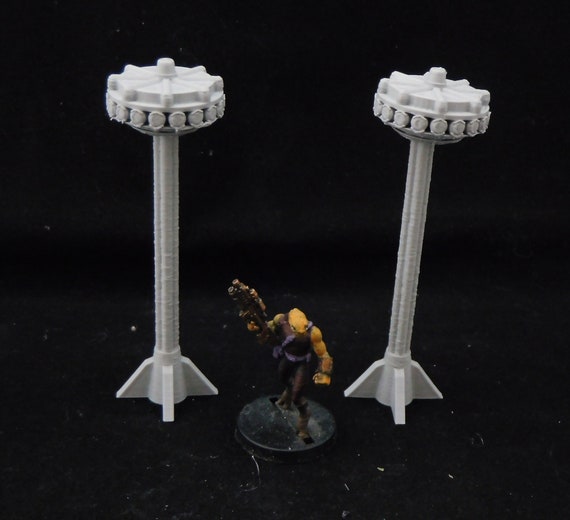 28MM Sci-fi Sensor Posts | Etsy