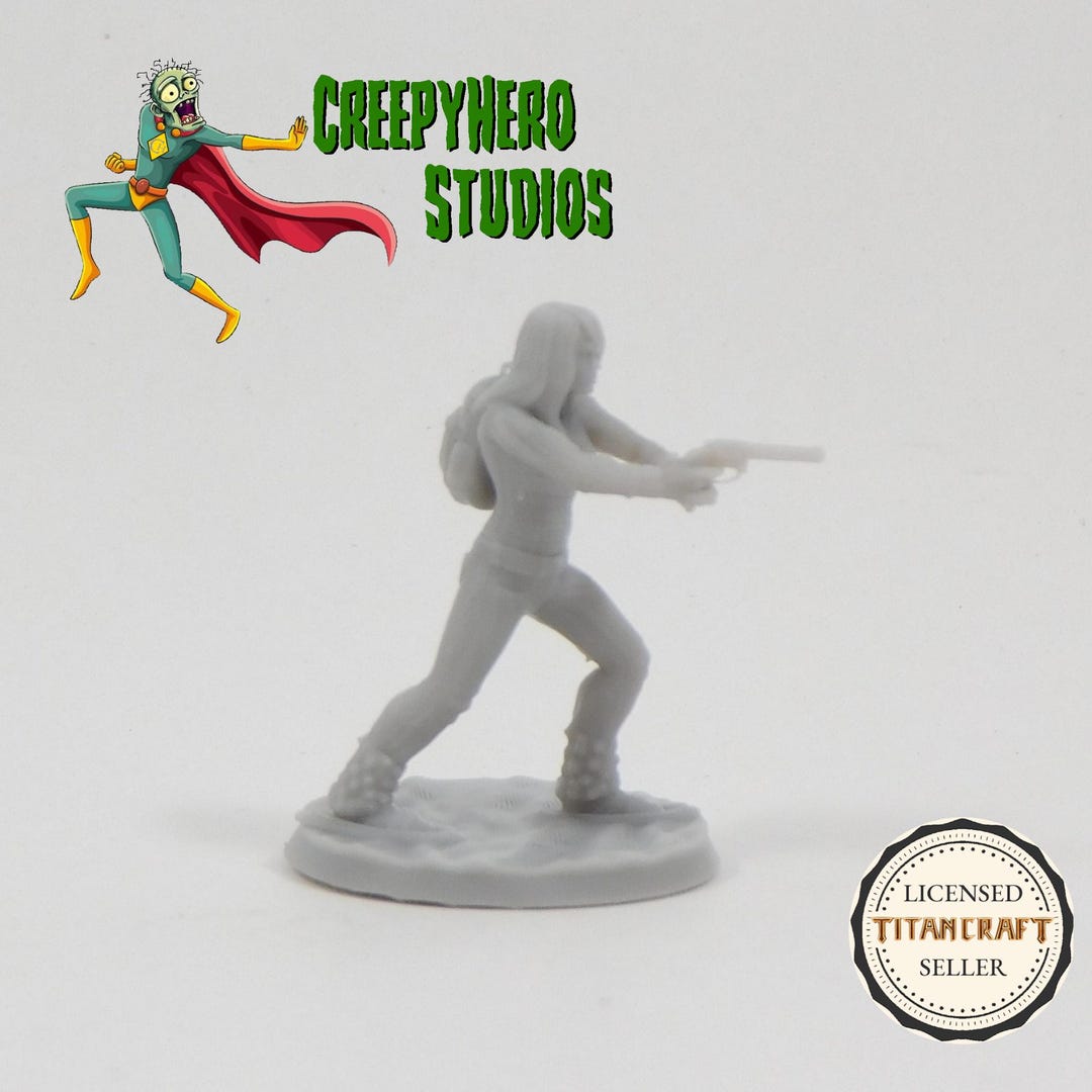 3D Resin Printed 28mm Scale Pulp Era Arctic Explorer With Pistol ...