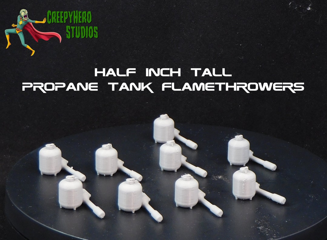 Half Inch Tall Propane Tank Flamethrower Set - Etsy