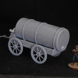 28mm Scale 3D Resin Printed Wild West Water Wagon - Etsy