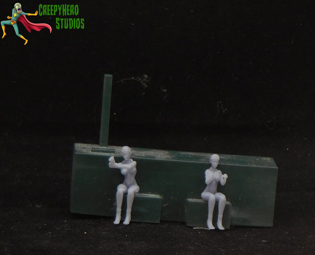 Gaslands 20mm Scale 3D Resin Printed Seated Mechanic Set - Etsy