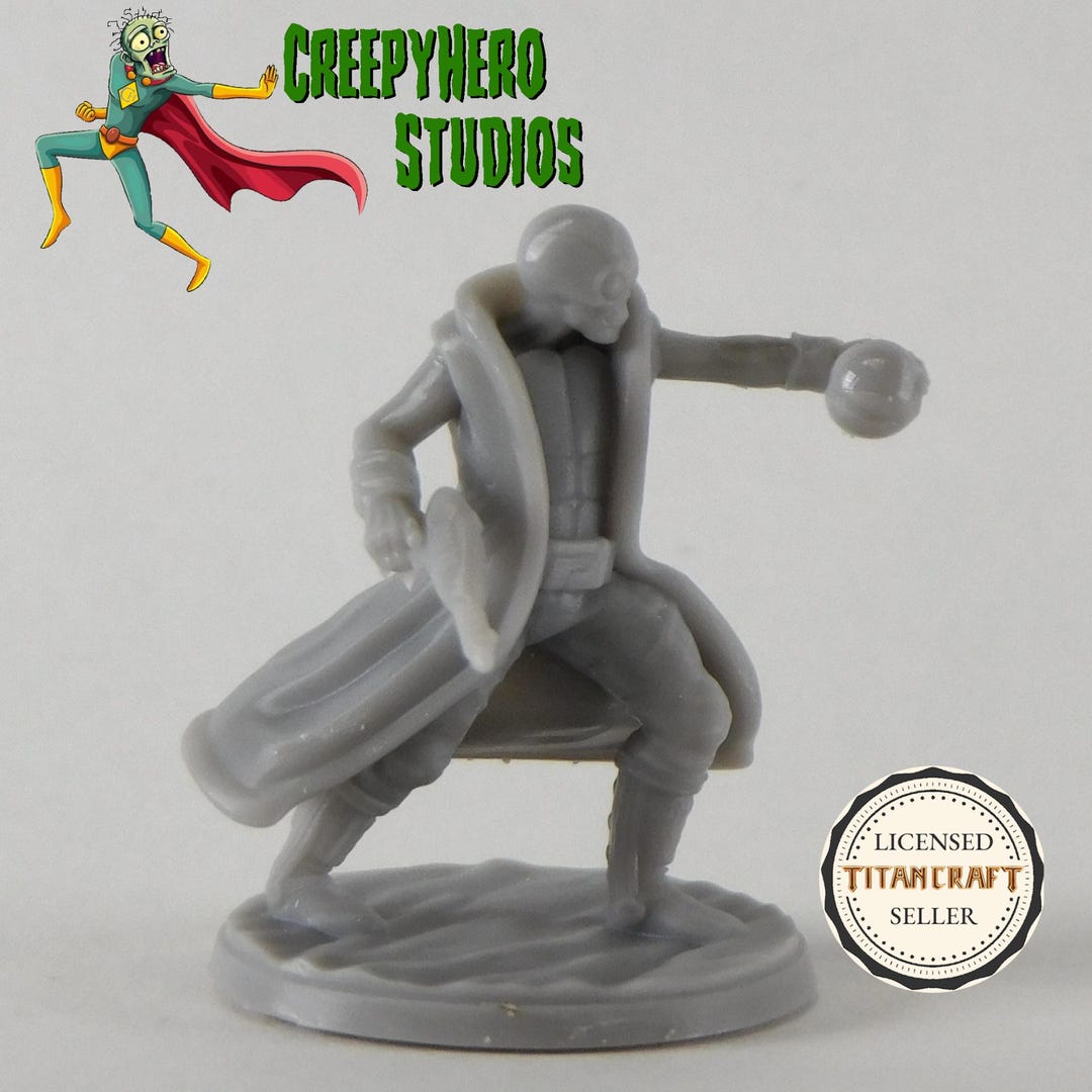 3D Resin Printed 28mm Scale Science Fiction Alien With Device Miniature ...