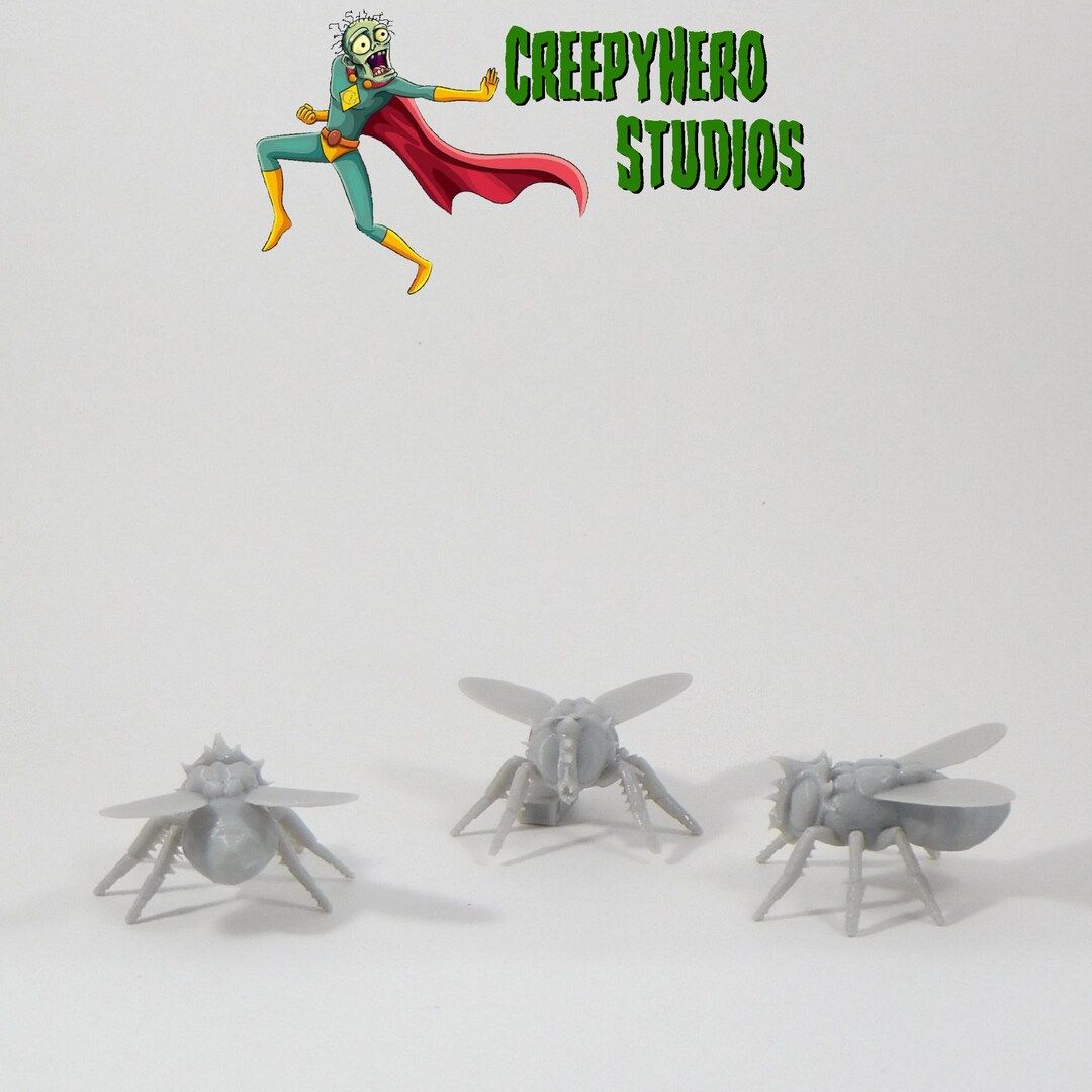 3D Resin Printed 28mm Scale Giant Fly Set - Etsy