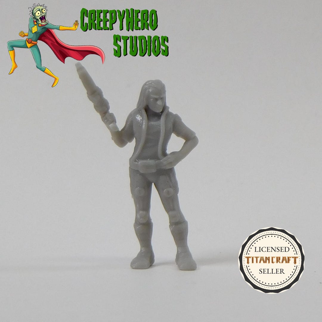 3D Resin Printed 28mm Scale Science Fiction Hanger Tough Human ...