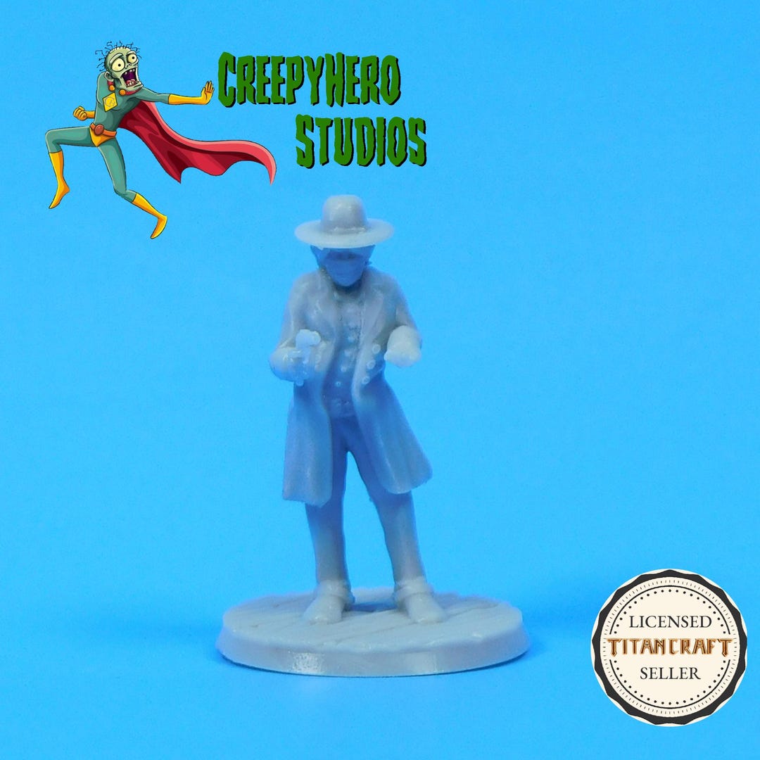 3D Resin Printed 28mm Scale Wild West Bandit With Hand Out Miniature - Etsy