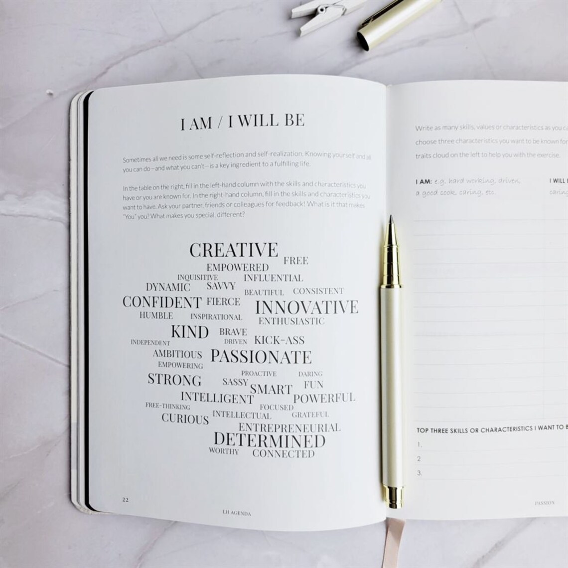 MAKE YOUR MARK Self-coaching Journal unique Inspirational Gift for ...