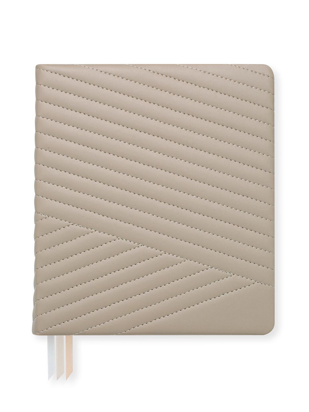 LH Planner - Weekly Large - Mocha - Chevron Quilted - LH Agenda - Etsy
