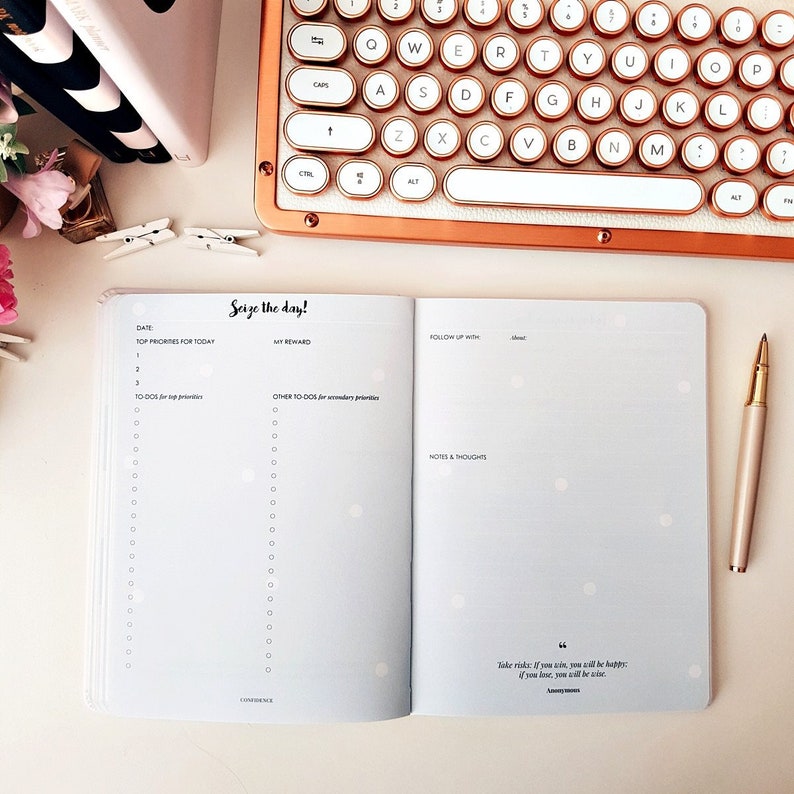 MAKE YOUR MARK Day Organiser business Planner With - Etsy
