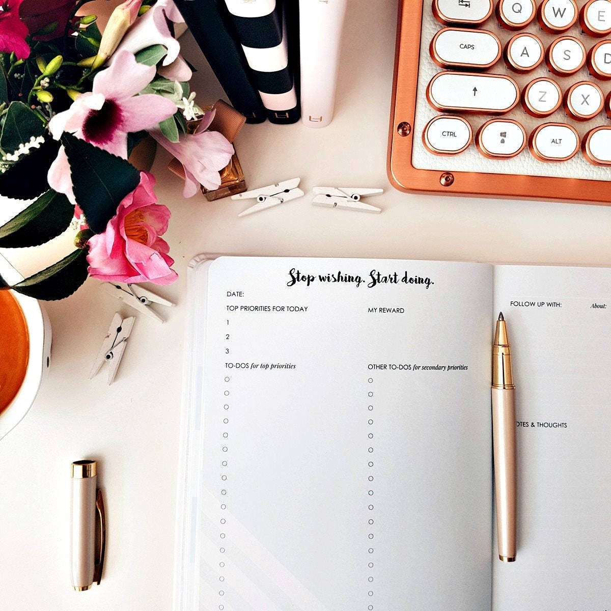 MAKE YOUR MARK Day Organiser business Planner With - Etsy