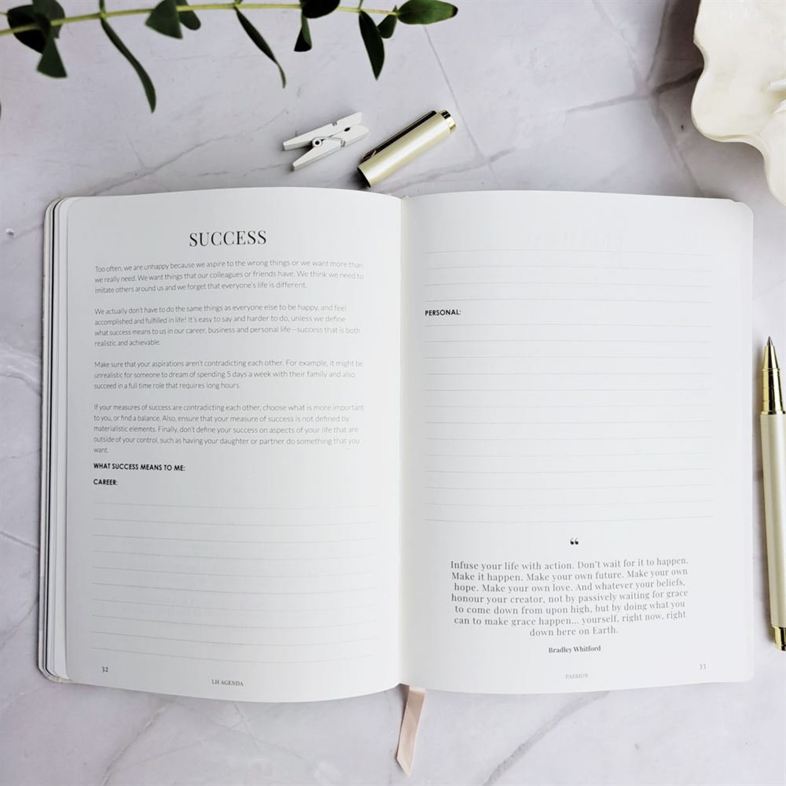 MAKE YOUR MARK Self-coaching Journal unique Inspirational Gift for ...