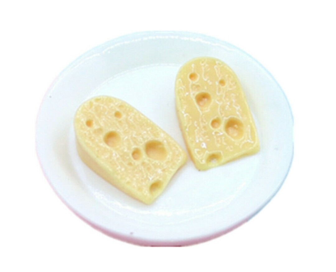 5 Mini Cheeses, Mini Resin Cheese, Dollhouse Cheese, Dollhouse Food ...