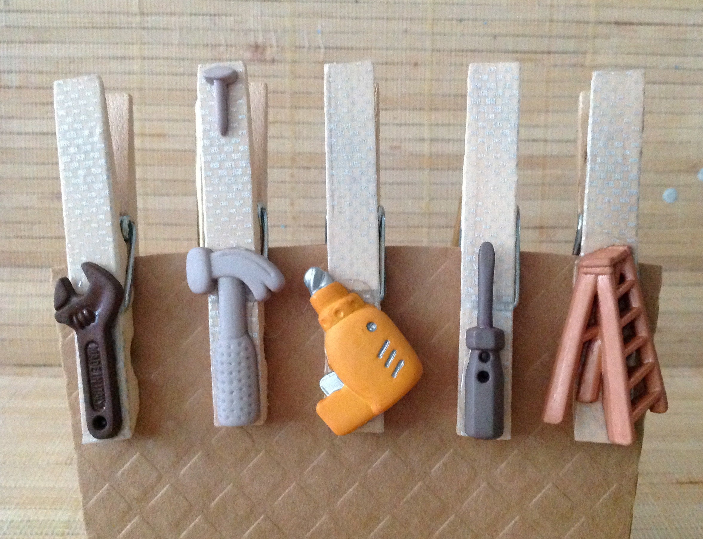Carpenter Magnets, Tool Time Magnets, Handyman Magnets, Clothespin ...