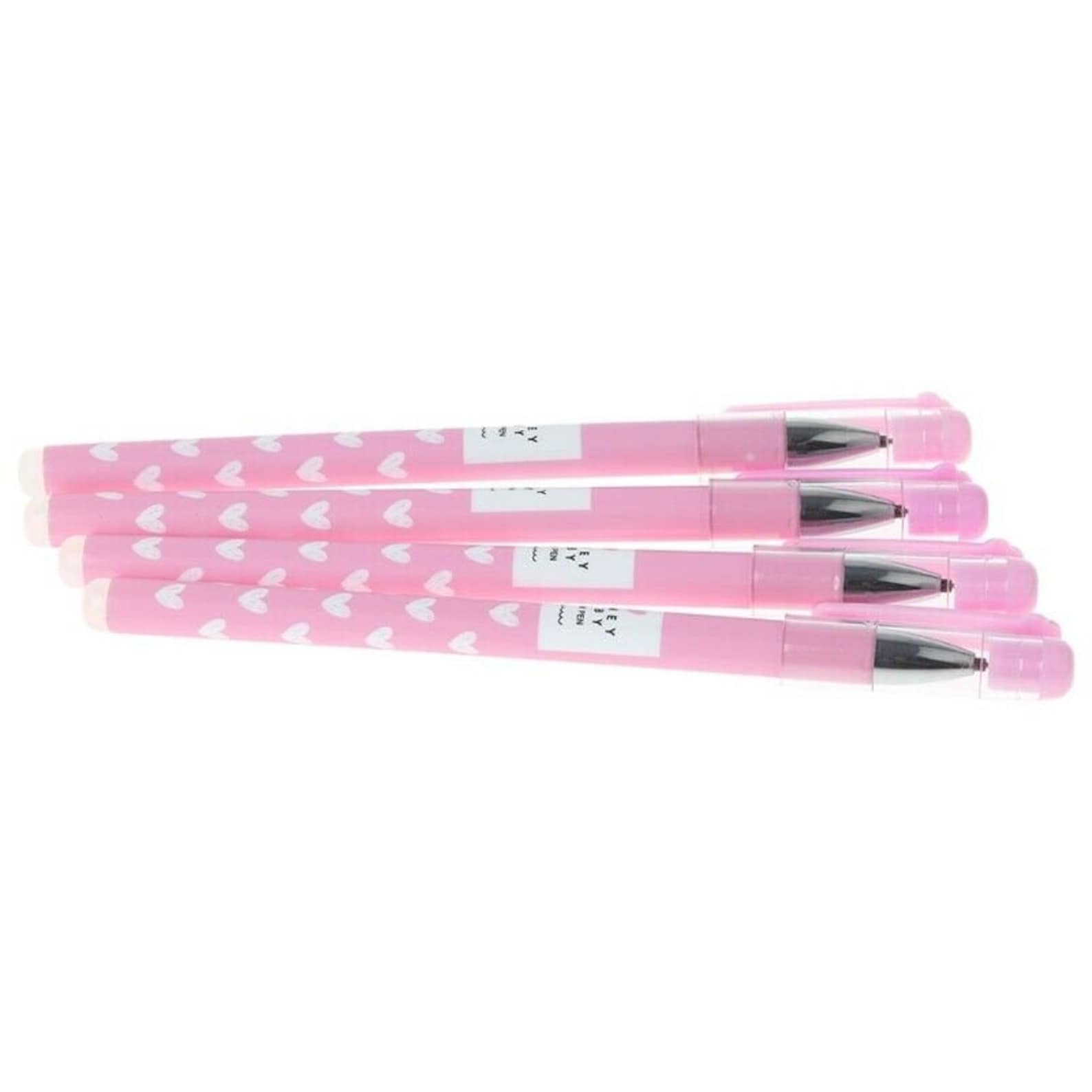 1 Pink Heart Gel Pen, Novelty Heart Pen, Polka Dot Gel Pen, School ...