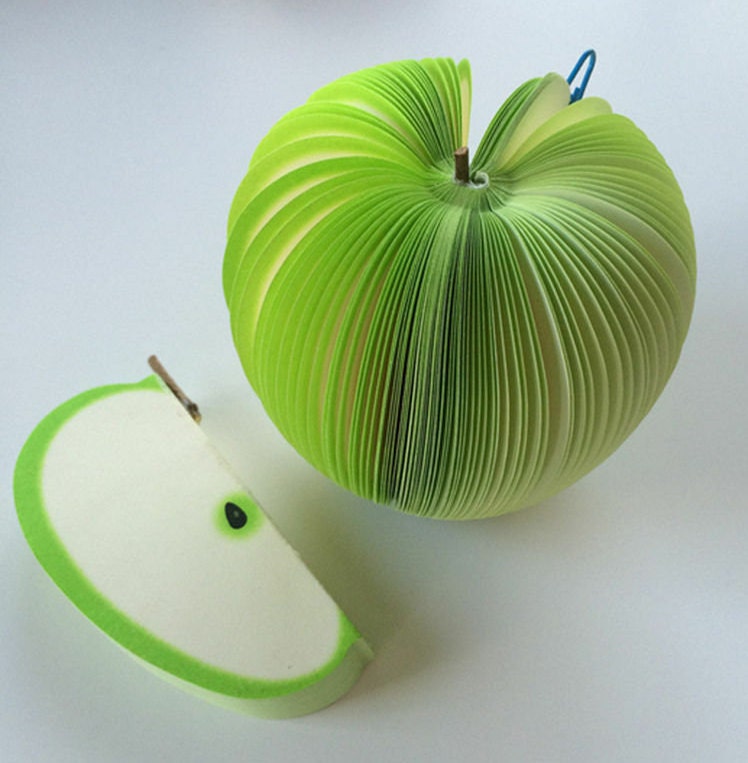 1 Fruit Memo Pad Fruit Memo Notes Fruit Note Pads Teachers - Etsy