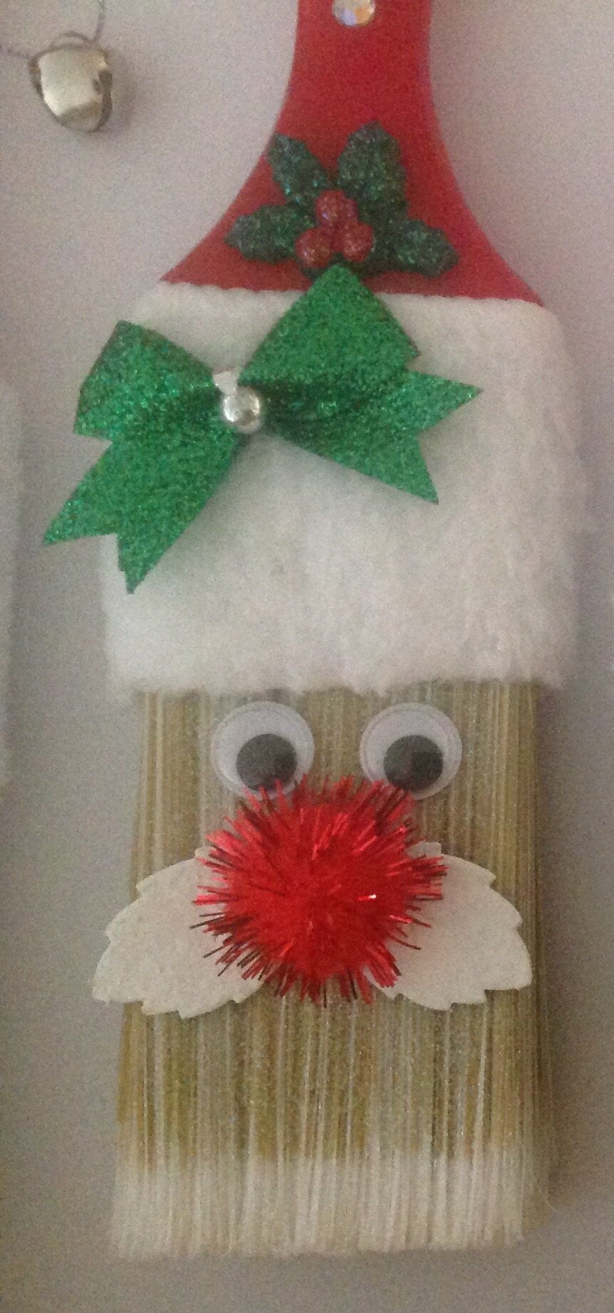 1 Paint Brush Santa Ornament Tree Ornament Santa Claus - Etsy UK