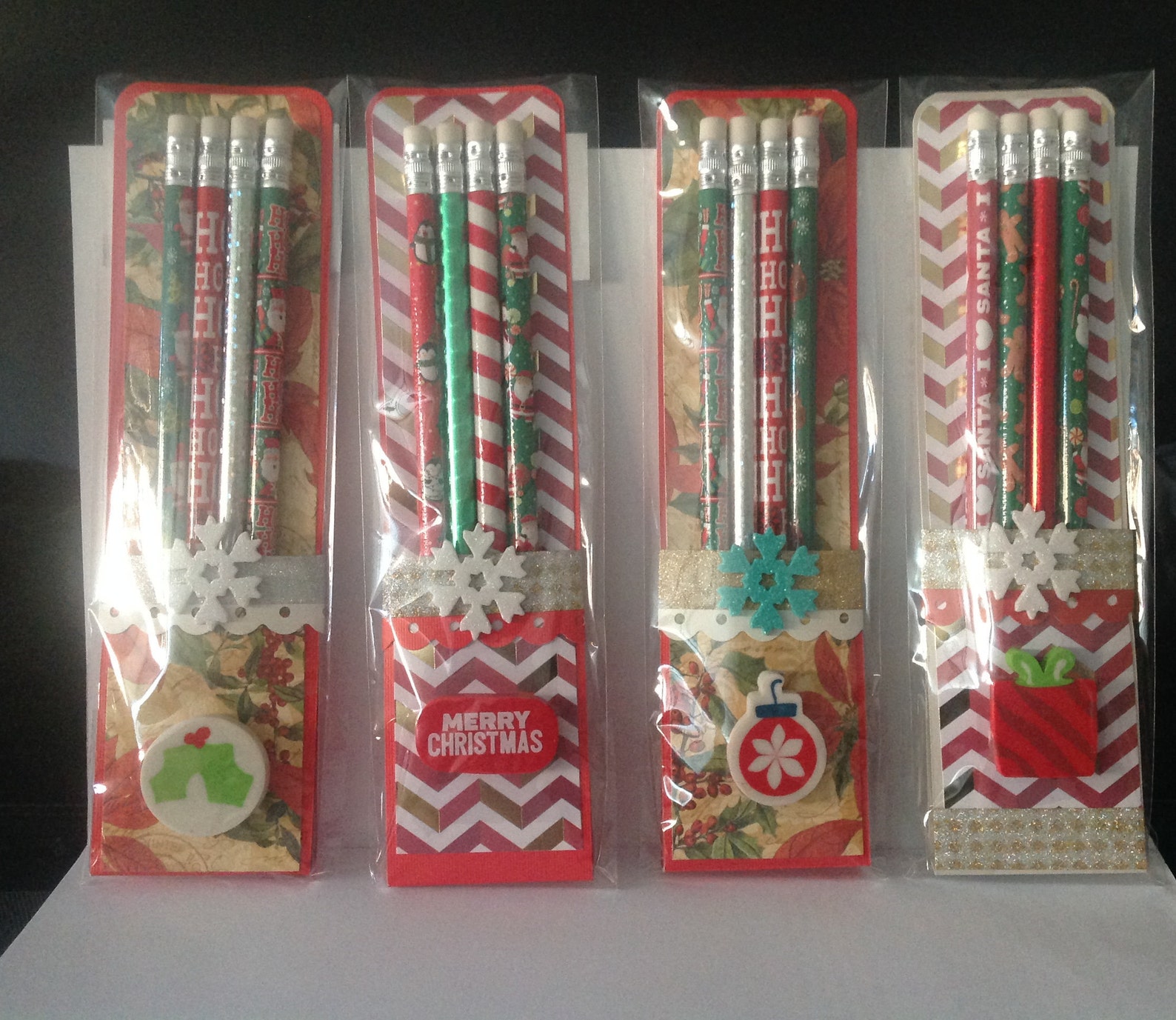 1 Christmas Pencil Set, Pencil Gift Pack, School Supplies, Stocking ...