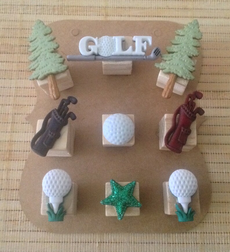 9 Golf Magnets, Sports Golf Magnets, Kitchen Magnets, Gifts for Golfer ...