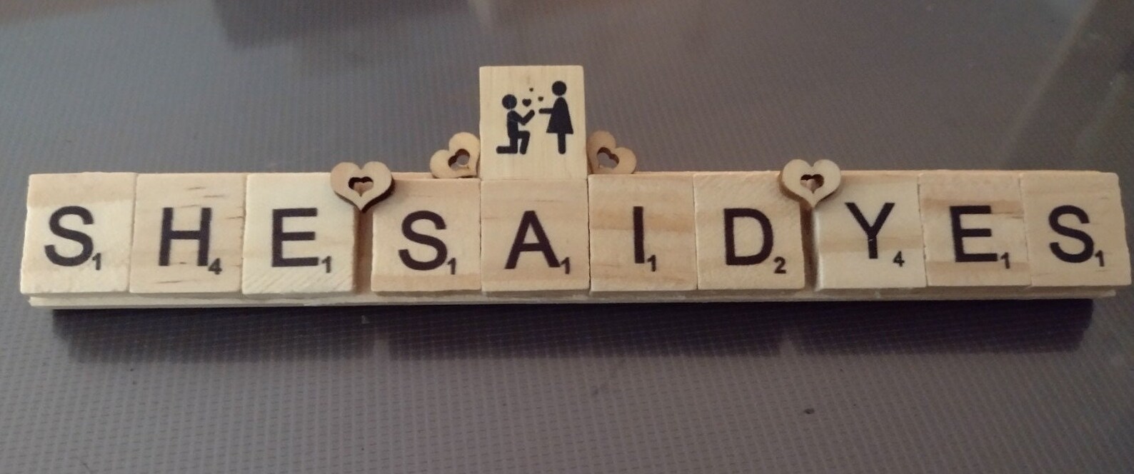 She Said Yes Sign She Said Yes Plaque Customized Gifts - Etsy