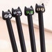 1 Black Cat Pen, Cat Pen, Cat Ballpoint Pen, School Supplies, Cat ...