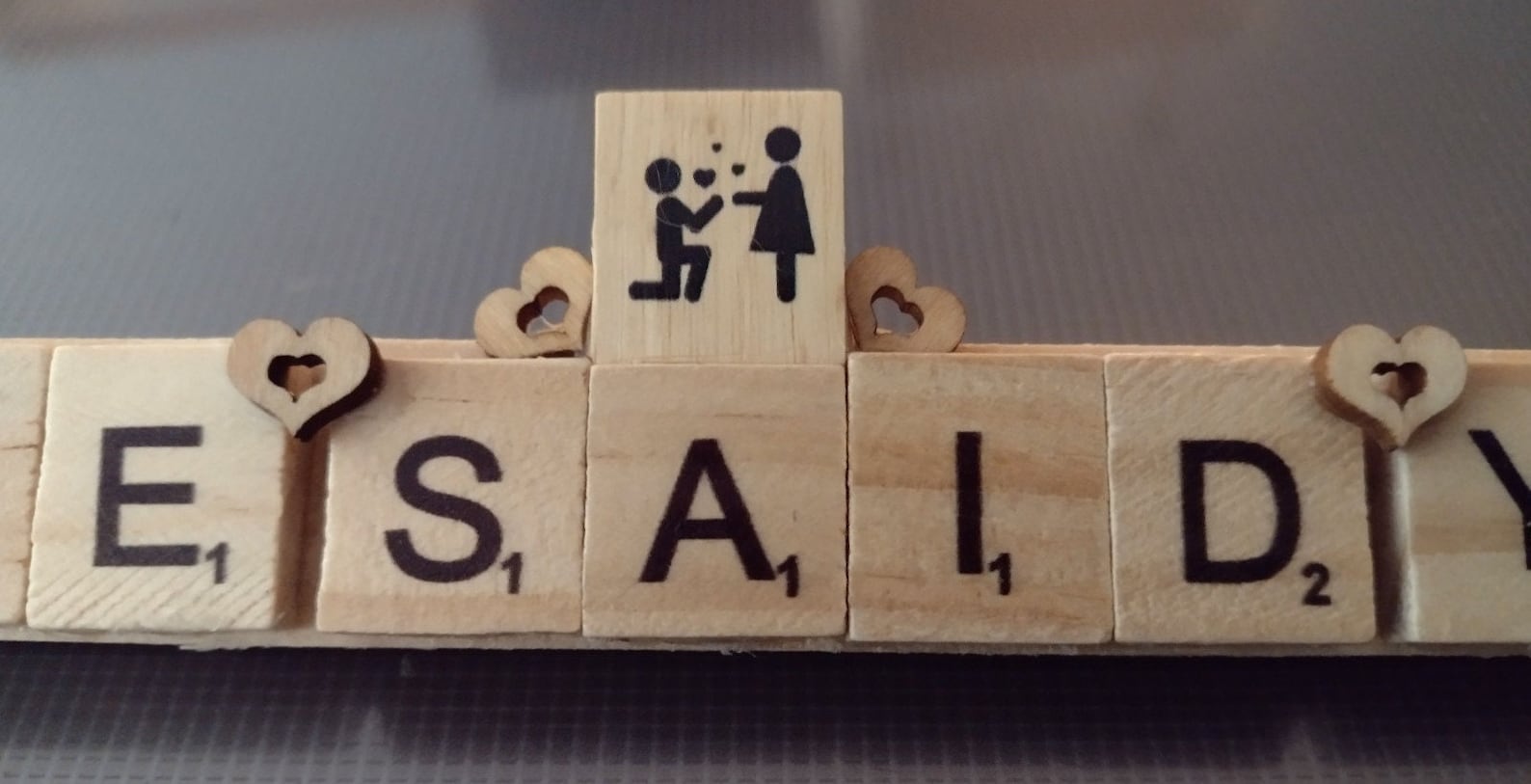 She Said Yes Sign She Said Yes Plaque Customized Gifts - Etsy