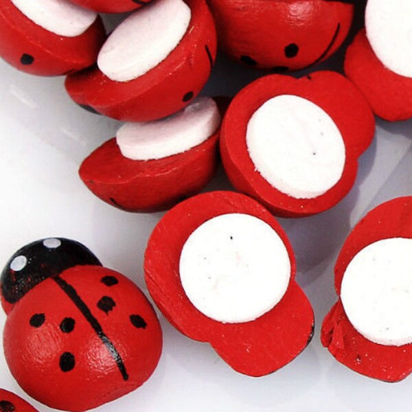 Lady Bug Beads - Etsy
