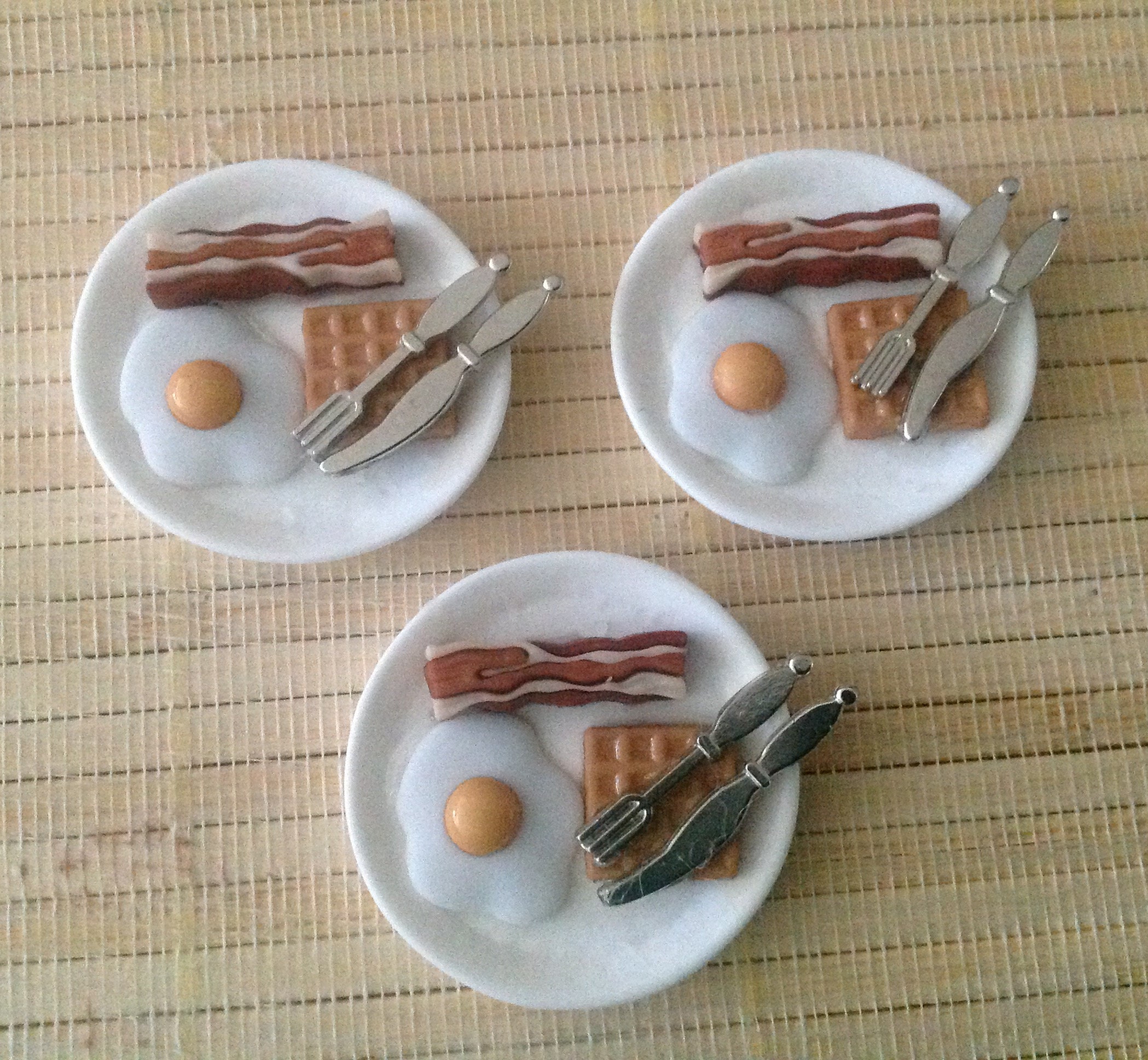1 Fried Egg Magnet, Breakfast Foods Magnet, Refrigerator Magnets ...