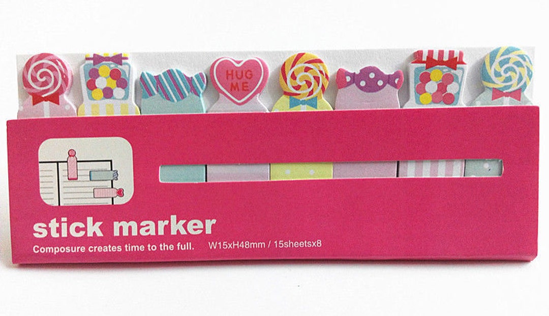 Mini Sticky Notes, Mini Page Markers, Book Page Marker, Mini Book Flag ...