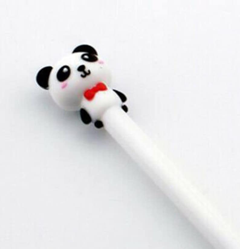 1 Panda Bear Pen Panda Ballpoint Pen School Supplies - Etsy