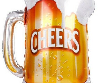 34 Beer Balloon Beer Mug Balloon. Bachelor Party Decor - Etsy