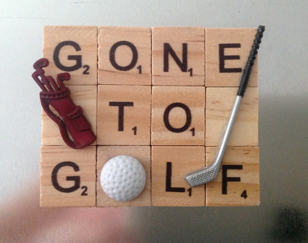 1 Gone to Golf Magnet, Born to Golf Magnet, Custom Magnets, Golf Sports ...