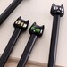 1 Black Cat Pen, Cat Pen, Cat Ballpoint Pen, School Supplies, Cat ...