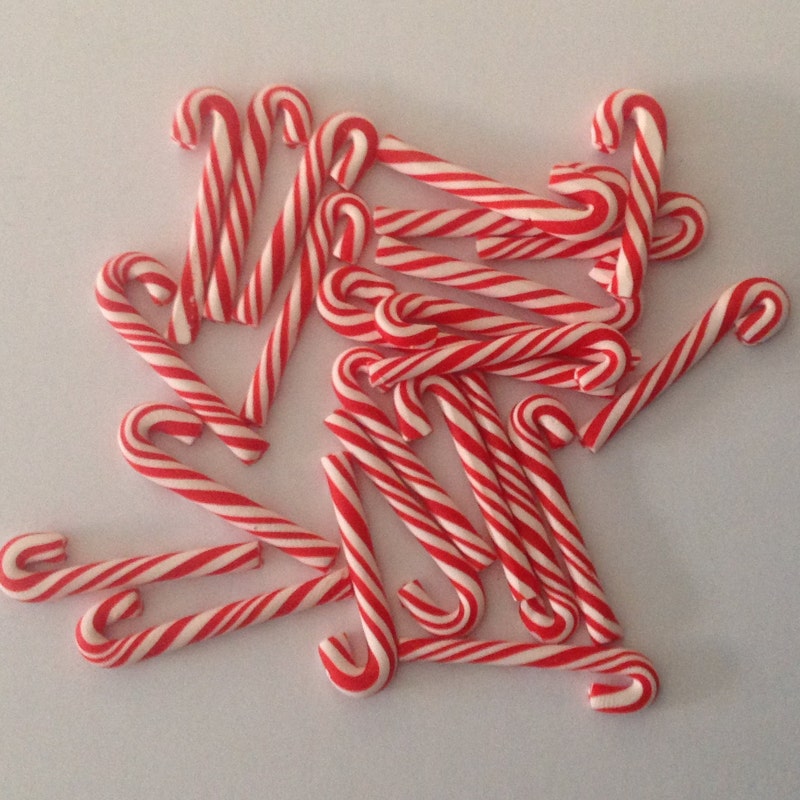Miniature Candy Canes - Etsy